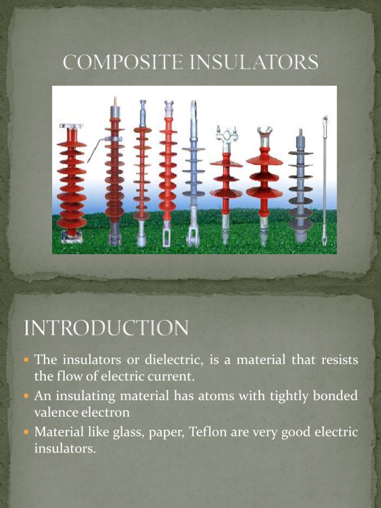 Overview of Composite Insulators | PDF | Insulator (Electricity) | Nature
