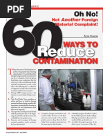 SOP 18 Foreign Material Control - WM PDF | PDF | Pallet | Metal Detector