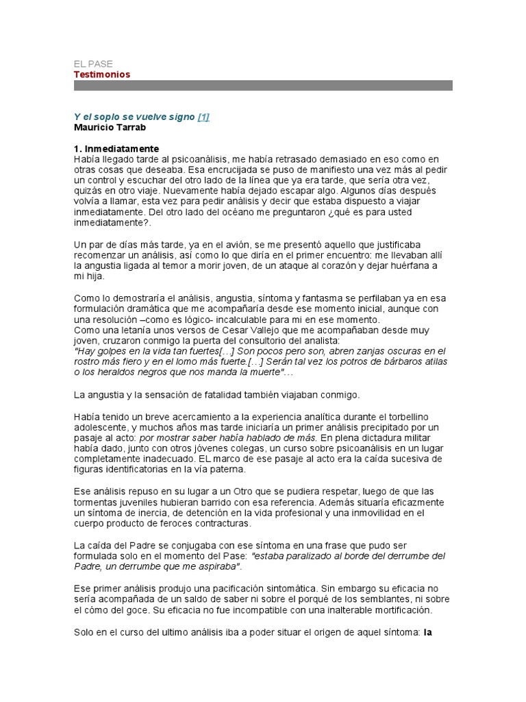 Tarrab El Pase | PDF | Sicología | Salud y bienestar