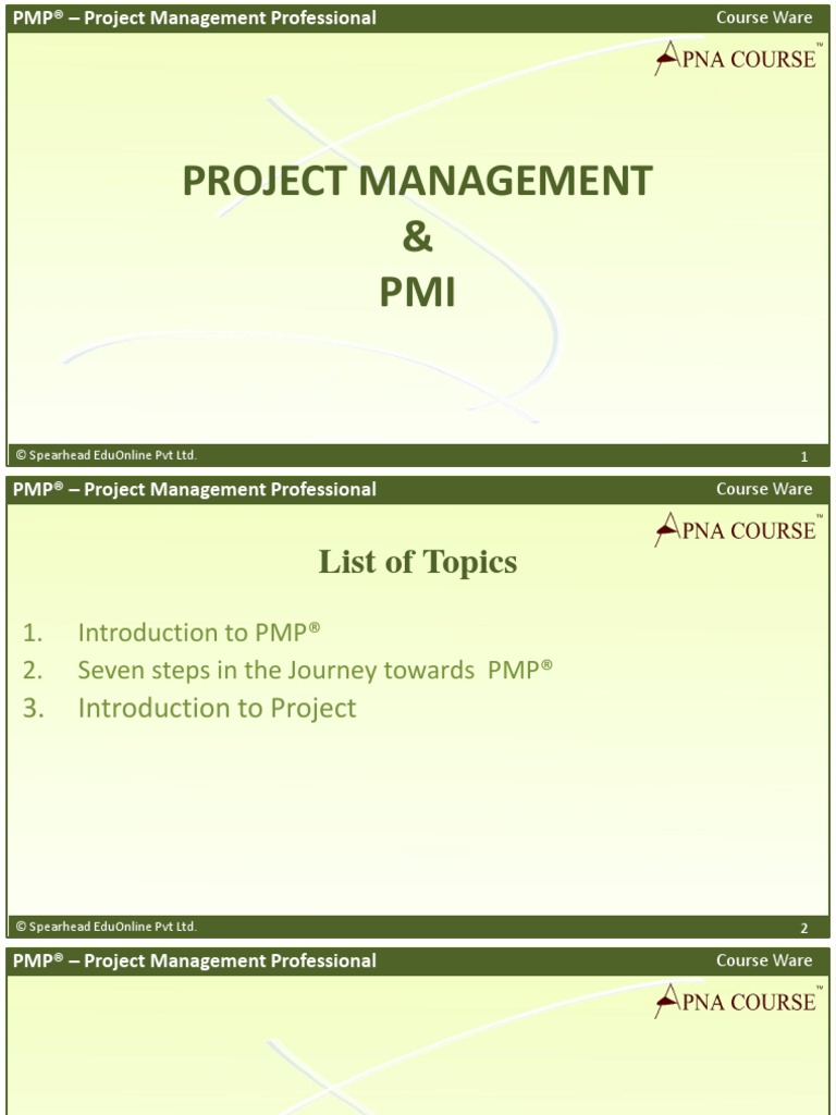 PMP Notes5 Goods | PDF | Project Management | Project Management ...