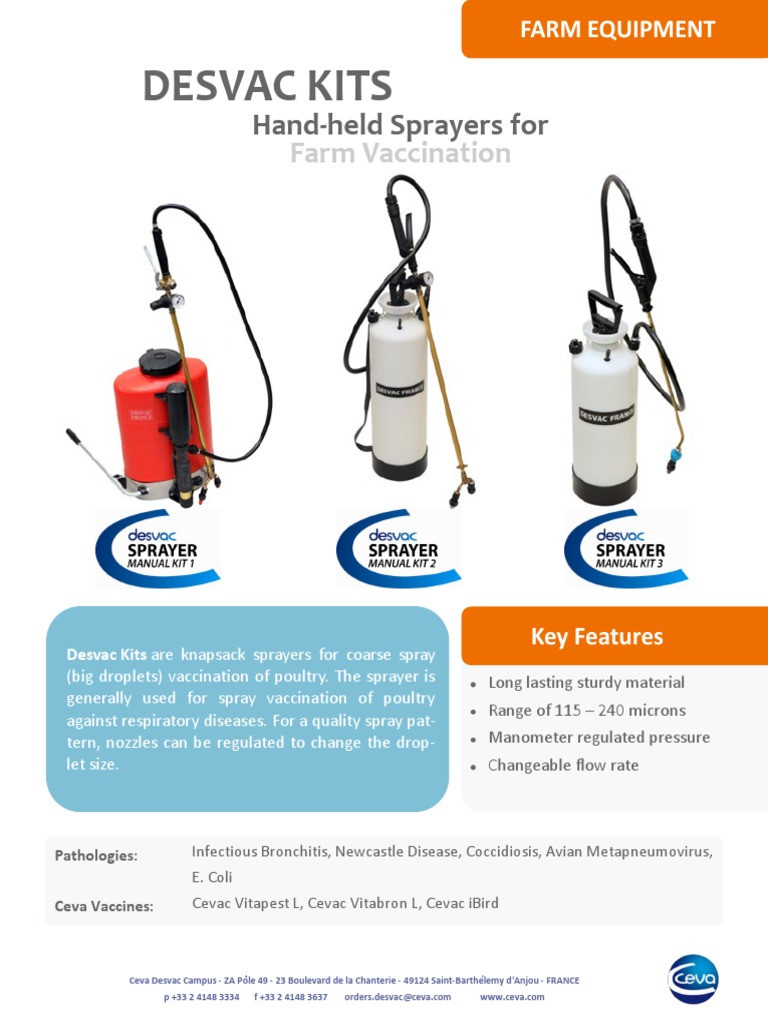 Tech Sheet - Desvac Kits - EN | PDF