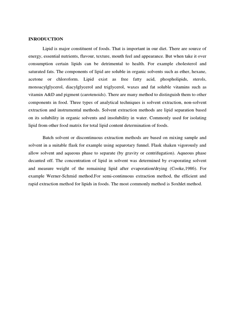Practical 3 Lipid | PDF | Solvent | Standard Deviation