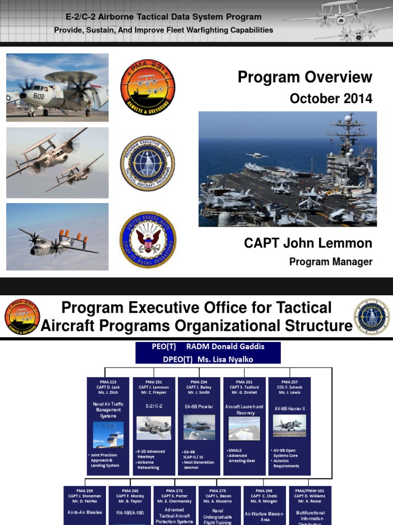 PMA-231 Brief to the 2014 Hawkeye-Greyhound Symposium (17 Oct 2014) | Military Aviation ...