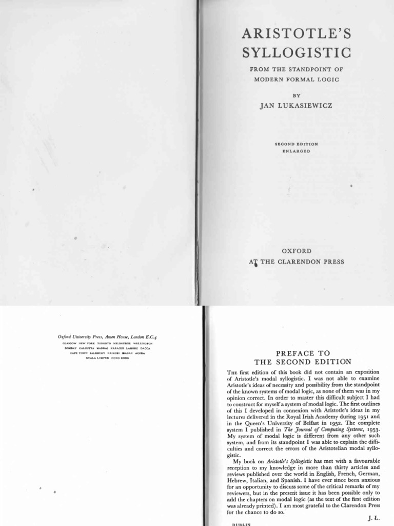 Aristotle's Syllogistic Analysis | PDF | Logic | Aristotle