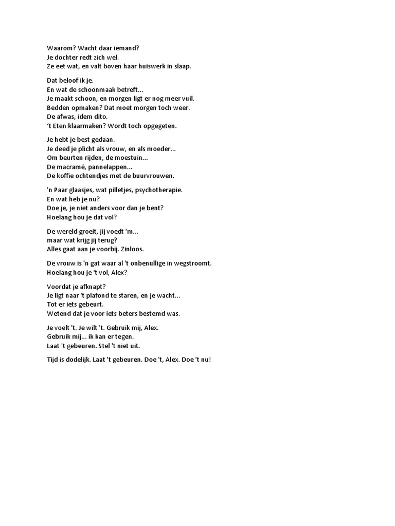 Monoloog Darryl Van Horne | PDF