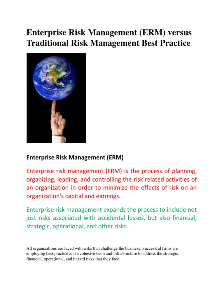 Enterprise Risk Management | PDF | Enterprise Risk Management | Risk