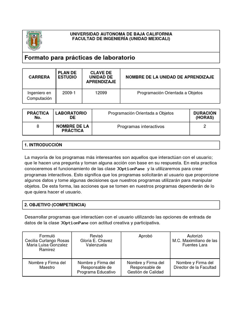 J Option Pane | PDF | Ventana (informática) | Java (lenguaje de ...