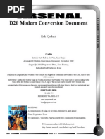 D20 Modern - Weapons Locker | PDF