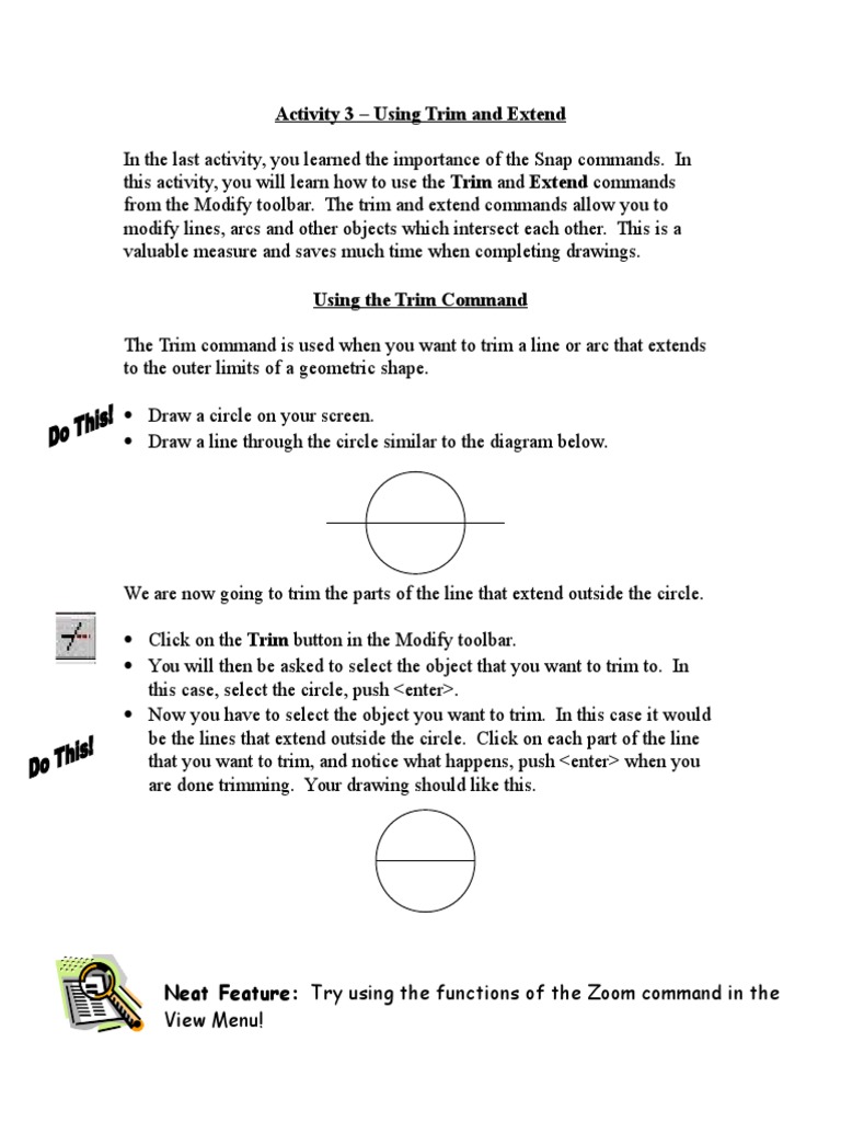 Activity 3 - Trim and Extend | PDF | Software | Computing