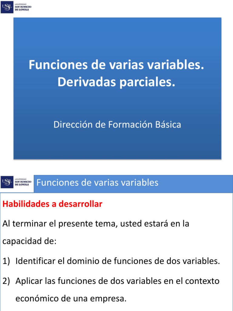 Funciones de Varias Variables | Descargar gratis PDF | Derivado | Función (Matemáticas)