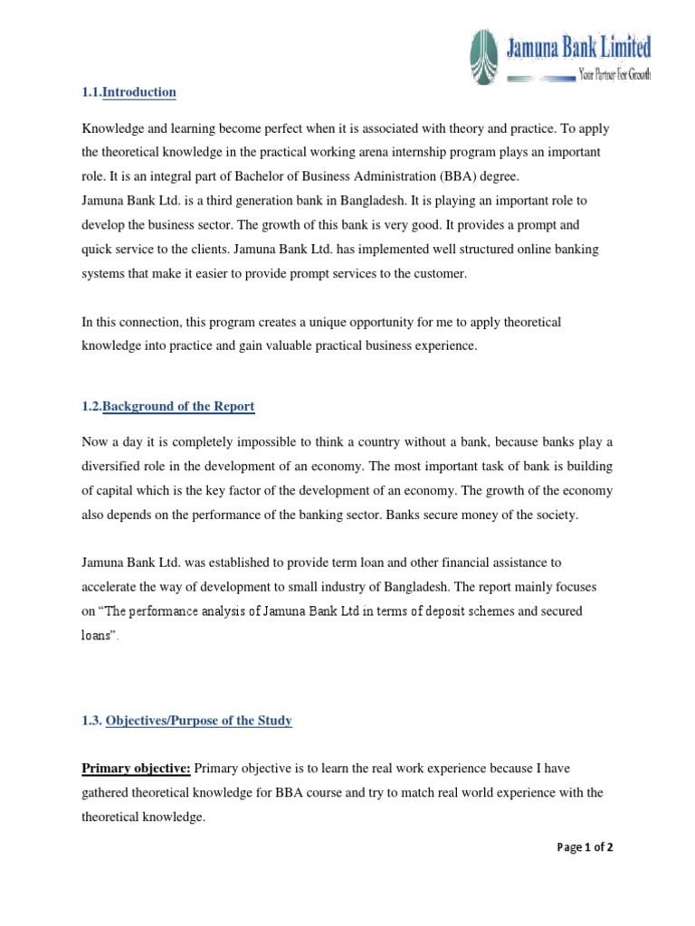 Performance Analysis of Jamuna Bank Ltd. | PDF | Banks | Banking