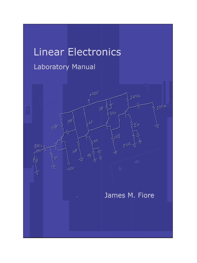 Laboratory Manual For Linear Electronics | PDF | Diode | Resistor