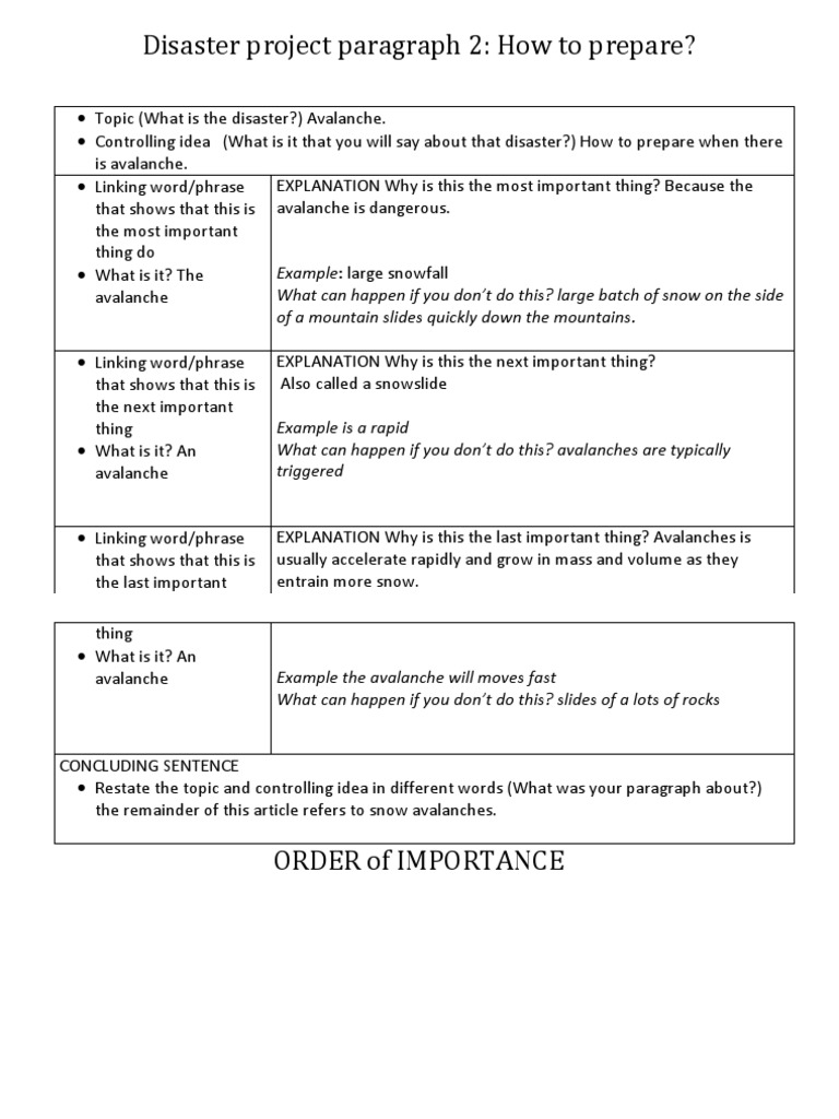 Paragraph 2 Template | PDF