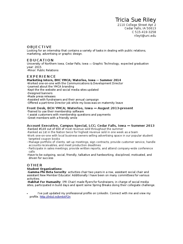 Riley Resume Final | PDF