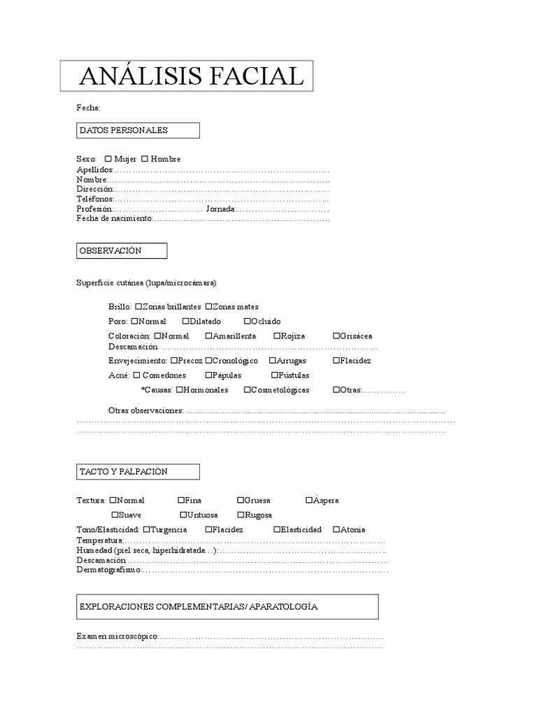 Análisis Facial Estudio Completo y Aprobado para Estudiantes de Teatro ...