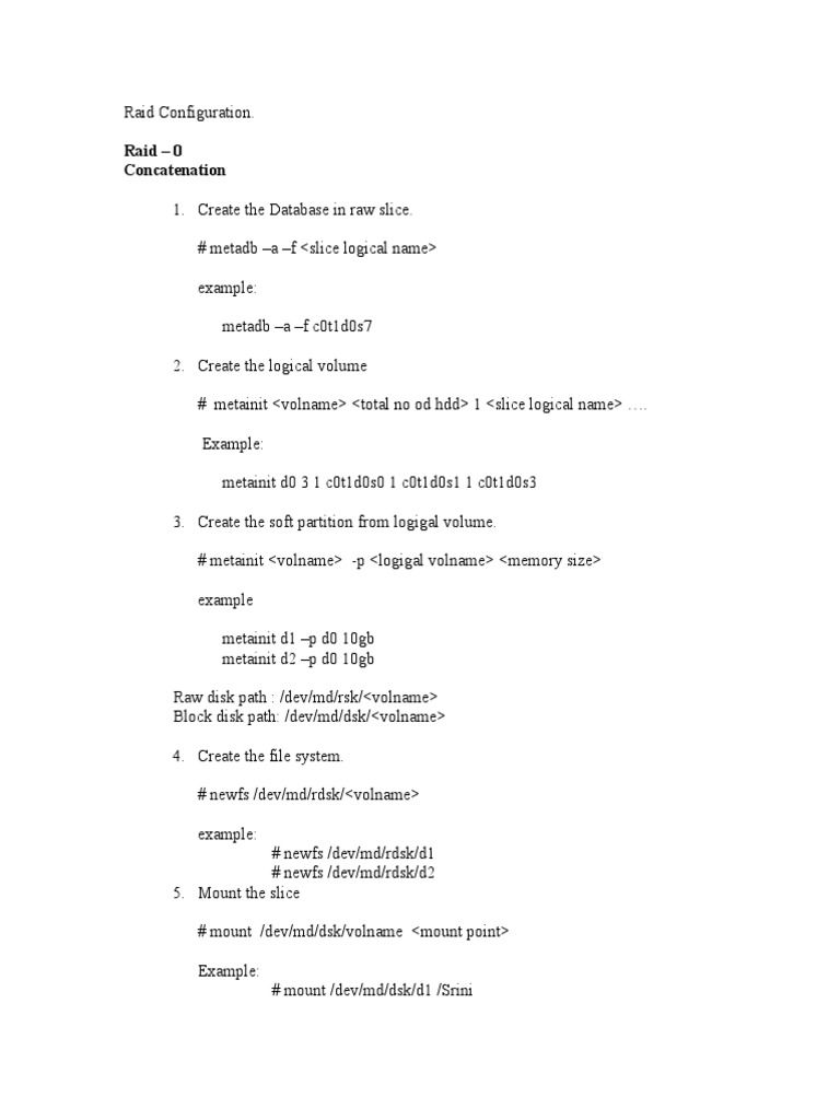 Raid Configuration-0,5.1 | PDF | Computer Data Storage | Information Retrieval