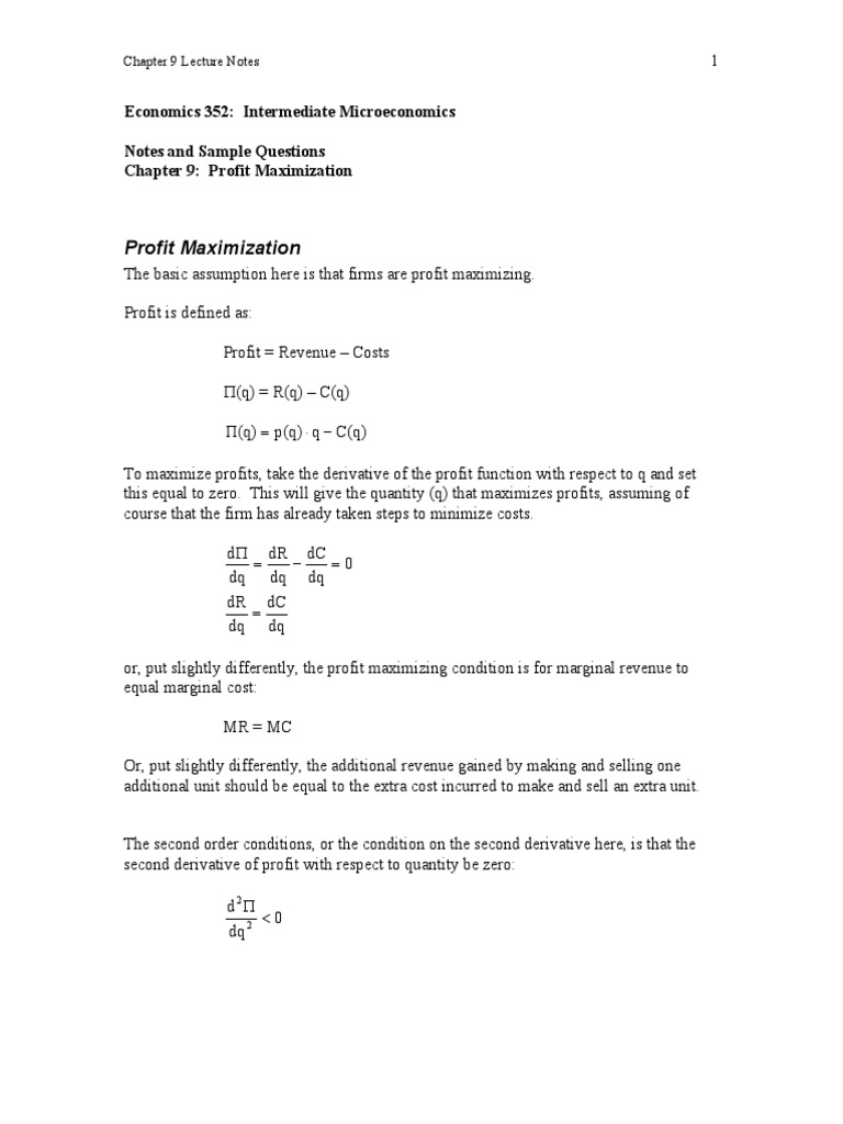 Lec 09 | PDF | Demand | Price Elasticity Of Demand