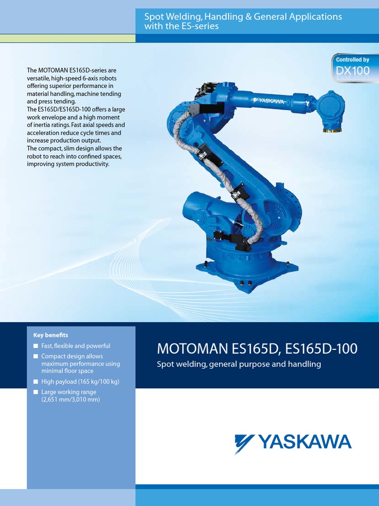 Flyer Robot ES165D ES165D-100 E 09.2014 11 | PDF | Physics | Mechanical ...