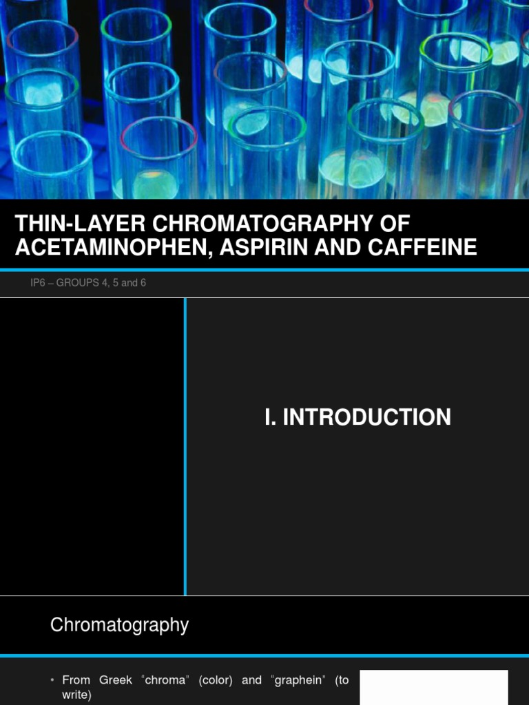 Rf Values in TLC of Acetaminophen, Aspirin, Caffeine | PDF ...