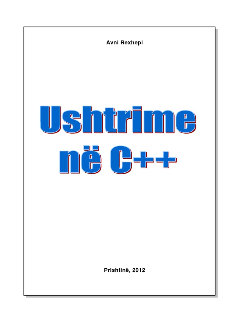 Gjuhe Programuese - C++ - 2012 | PDF