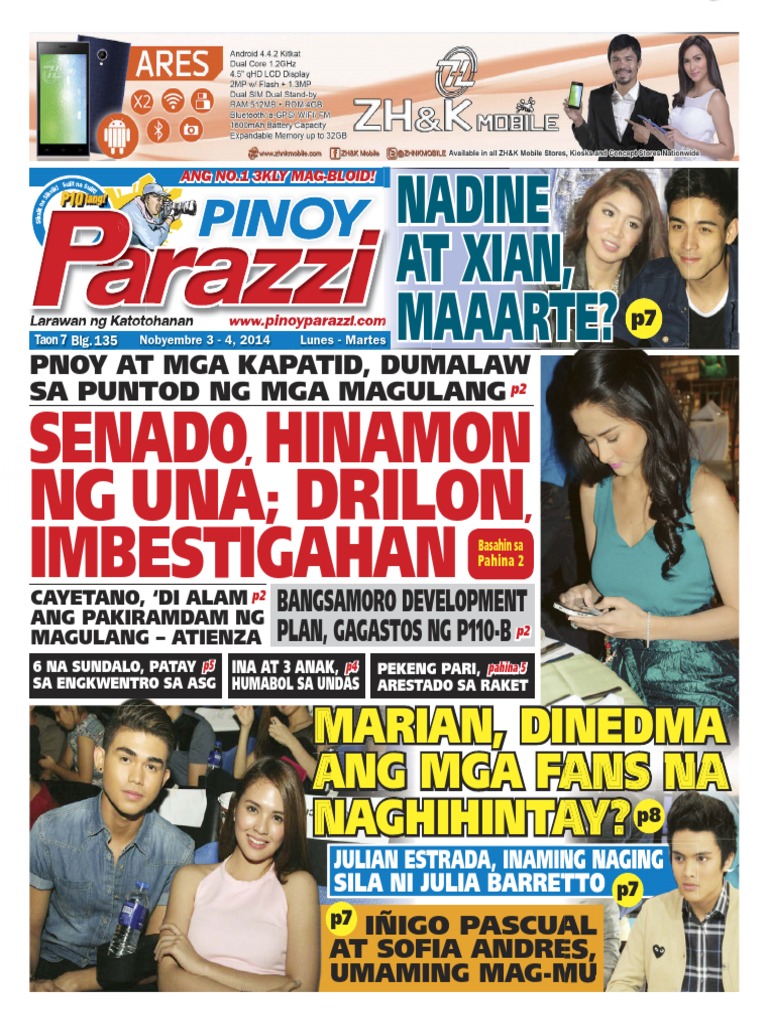 Pinoy Parazzi Vol 7 Issue 135 November 03 04 2014 Pdf
