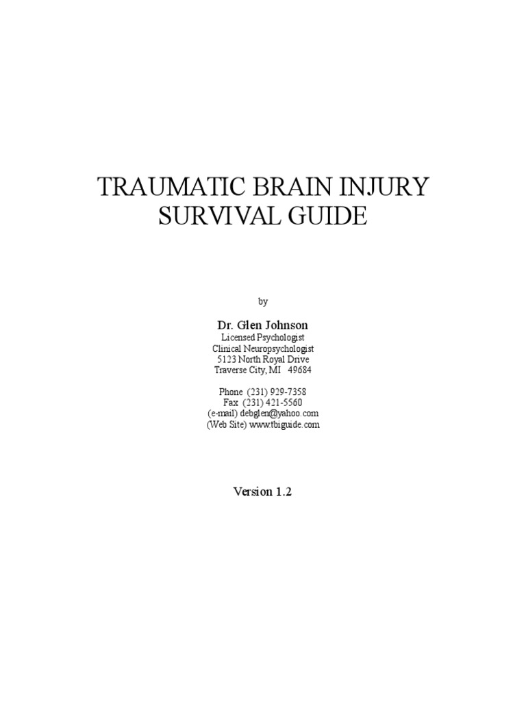 Traumatic Brain Injury Survival Guide | PDF | Nature