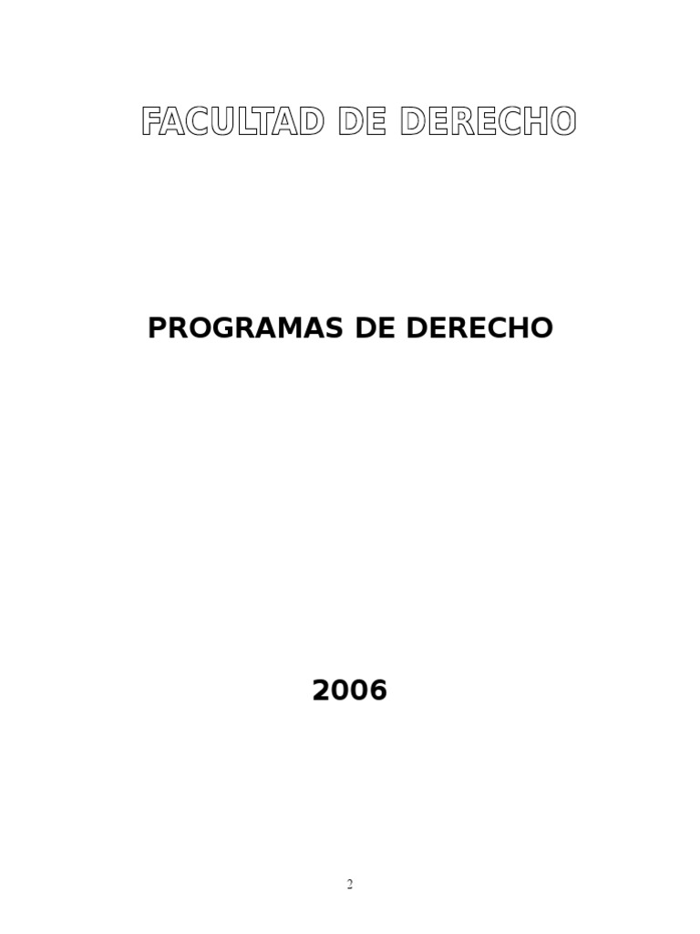 Pensum de Derecho Usm | PDF | Comillas | Economía (general)