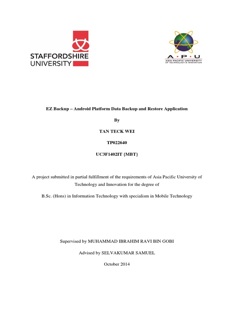 EZ Backup | PDF | Java (Programming Language) | Scrum (Software ...