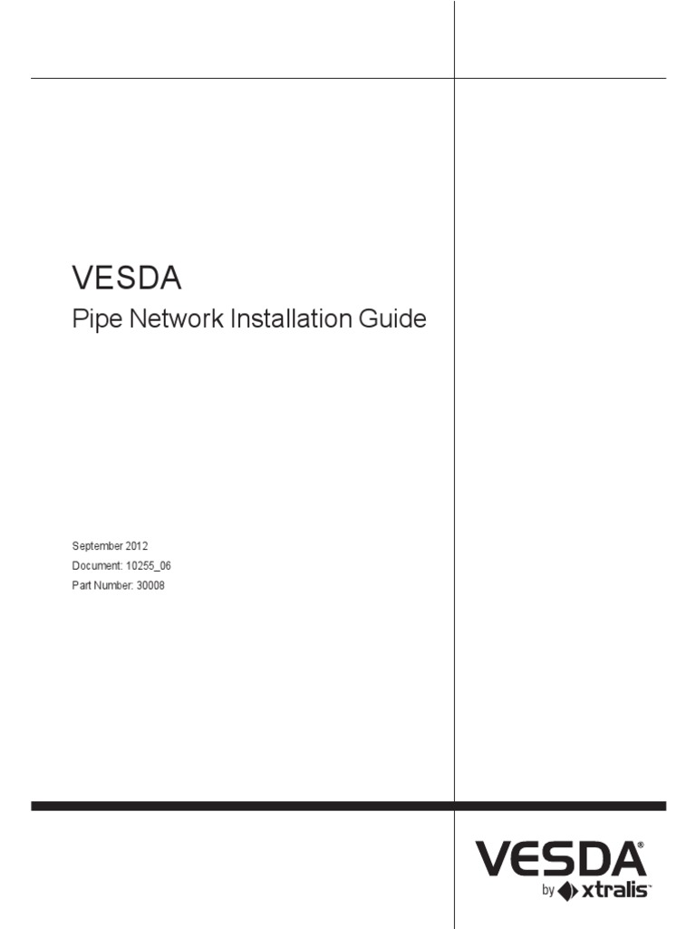 4.4 Mounting VESDA Pipe Network Installation Guide. | PDF | Duct (Flow ...