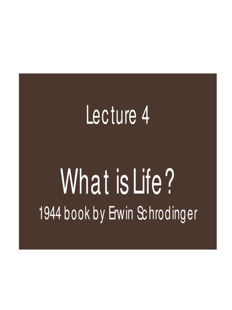 What Is Life | PDF | Biology | Nature