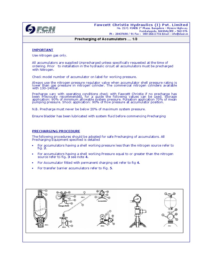 API Plan 53-Accumulator Bladder Charging | PDF | Valve | Pump