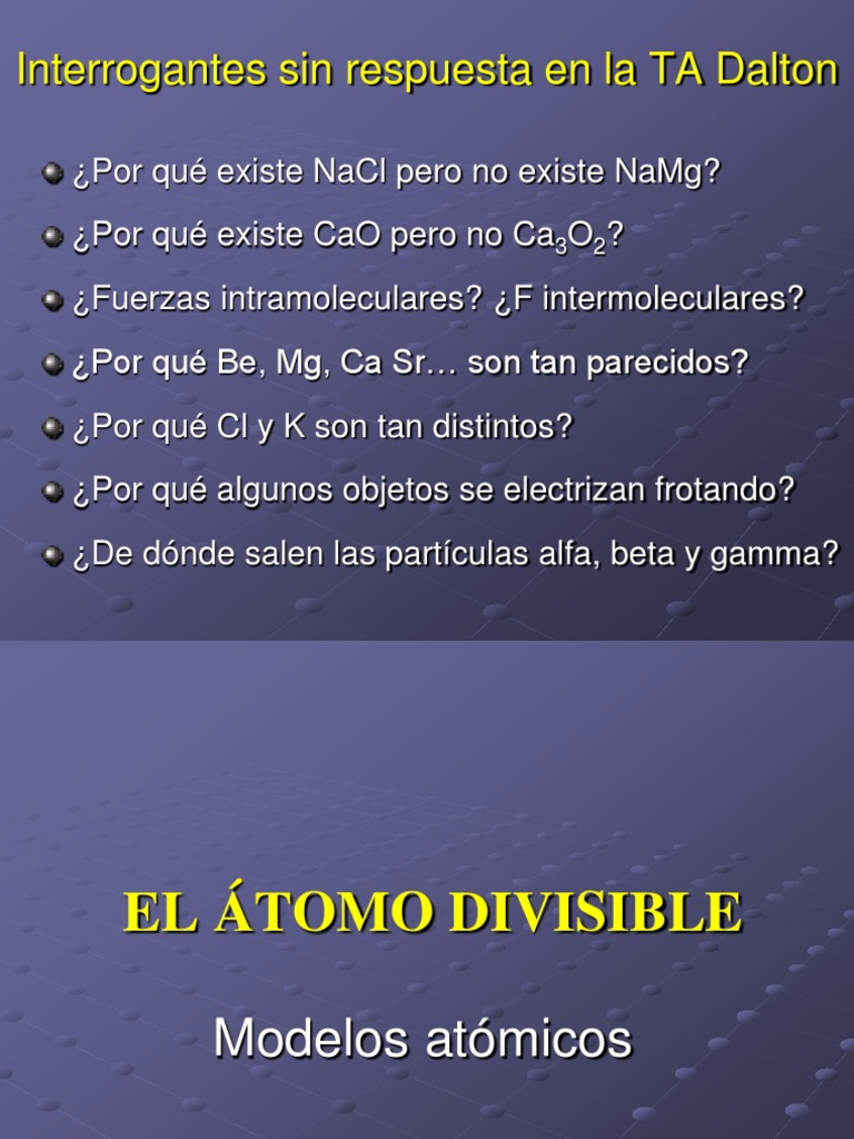 El Atomo Divisible | PDF | Núcleo atómico | Átomos