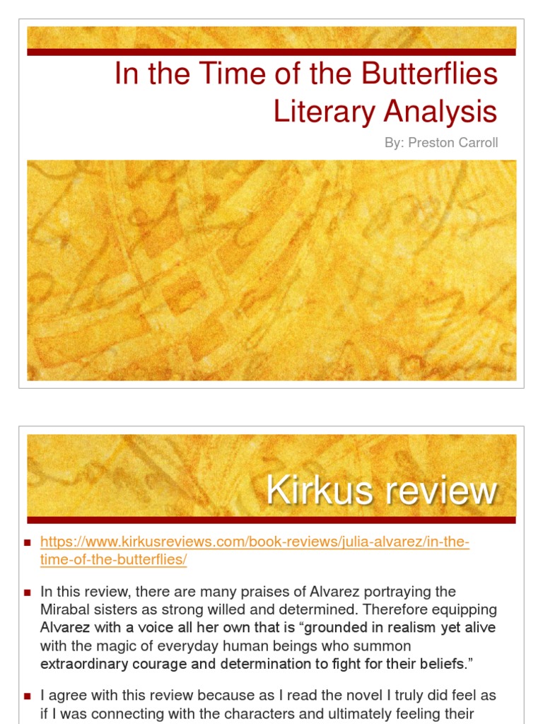 Literary Insights on Alvarez's Novel | PDF | Books