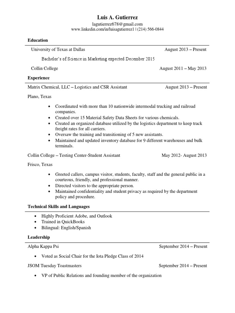 Final Resume | PDF