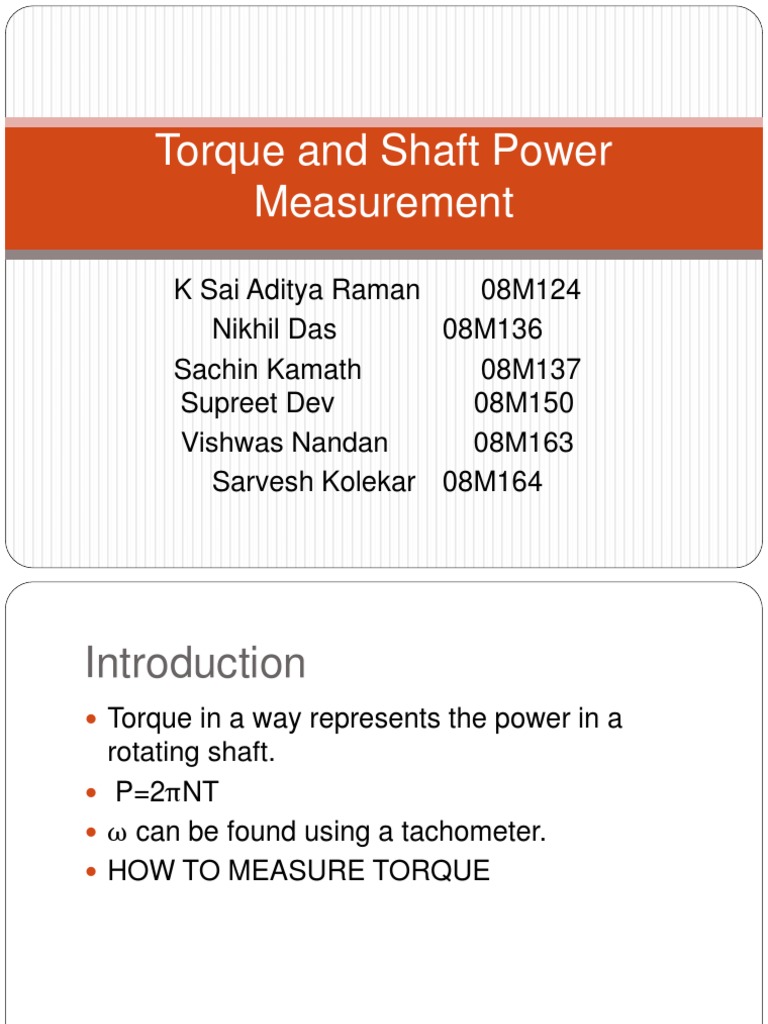 Torque Measurement | PDF | Electromagnetism | Physical Quantities