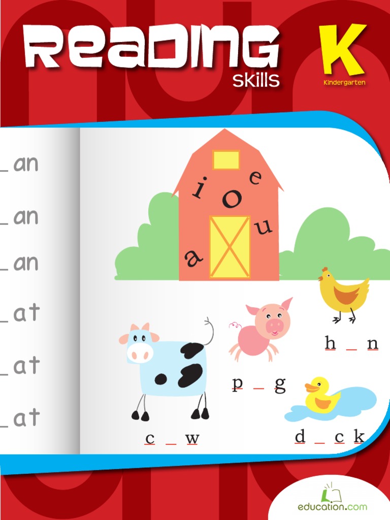 Kindergarten Reading Essentials Workbook | PDF | Foreign Language Studies