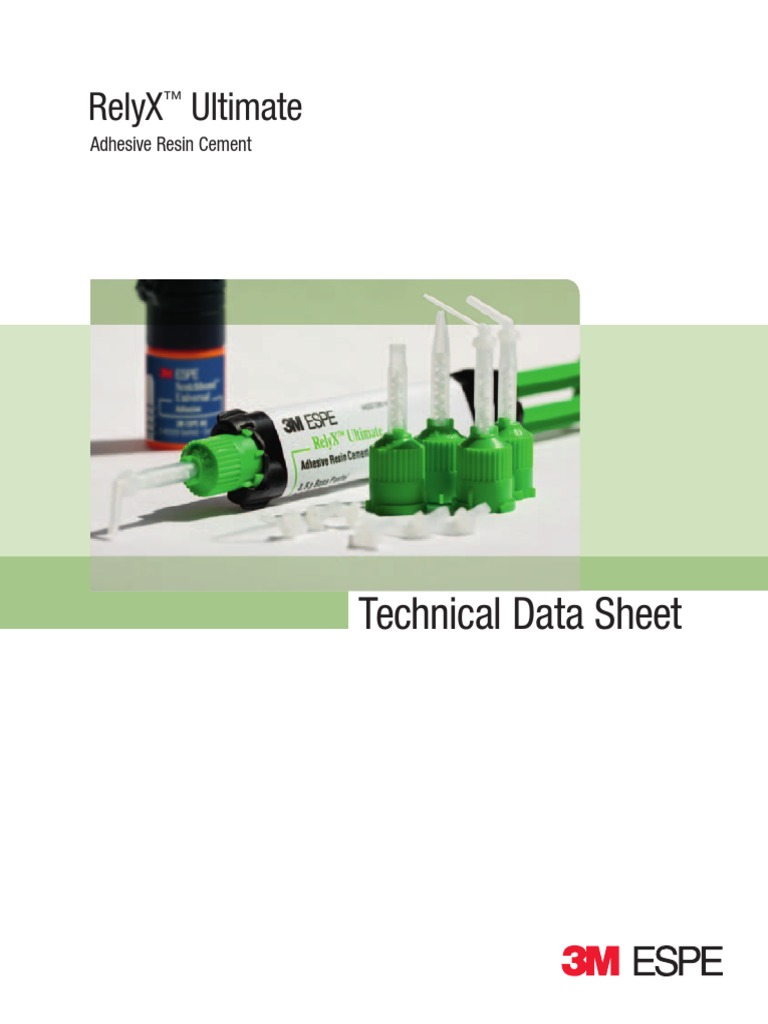 RelyX Ultimate | PDF | Adhesive | Chemical Substances
