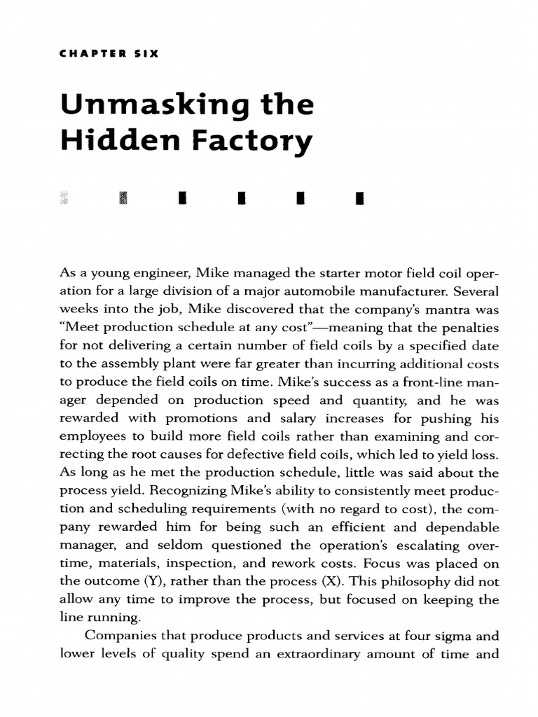 Hidden Factory - Harry - Text | PDF | Business