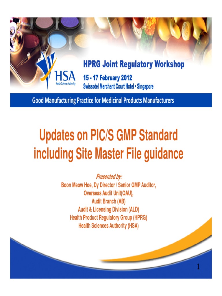 Updates On PIC/S GMP Standard | PDF