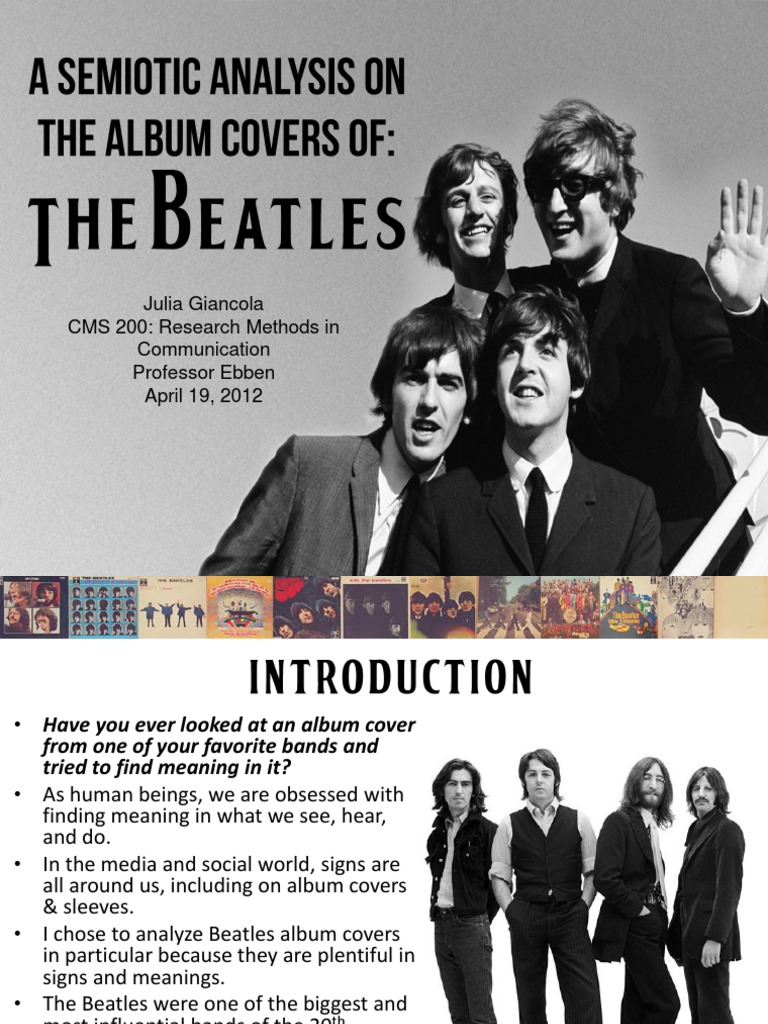 Analyzing the Messages and Meaning in Beatles Album Covers | PDF | The ...