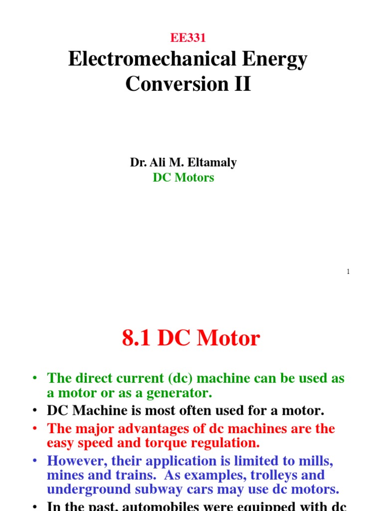DC Machines | PDF | Electric Motor | Electric Generator