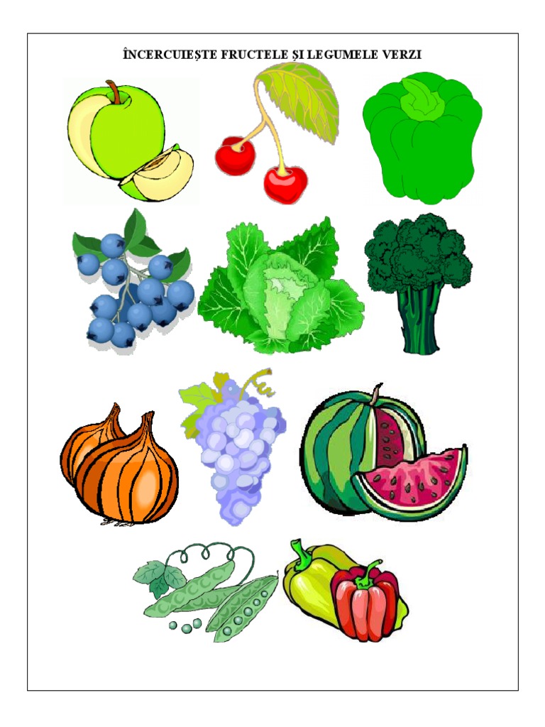 Fise Fructe Si Legume | PDF
