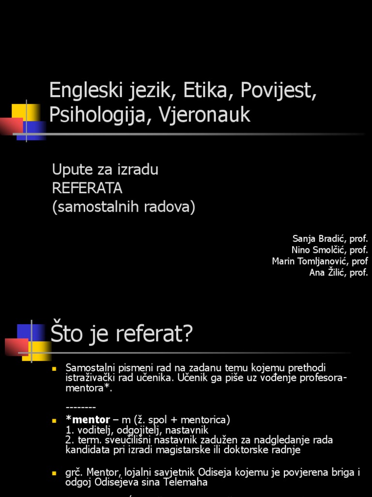 Referati | PDF