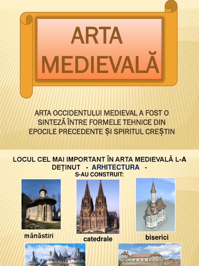Arta Medievala - Stilul Gotic Si Romanic | PDF