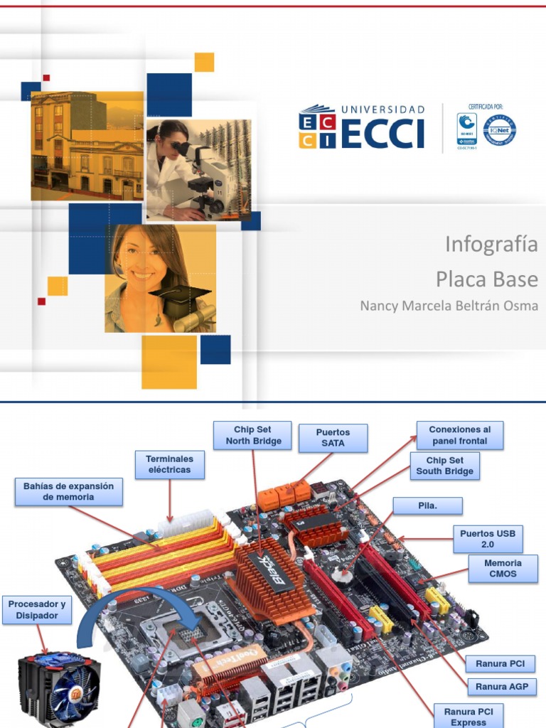 Infografia Placa Base Nancy Beltran | PDF | USB | Hardware de la ...