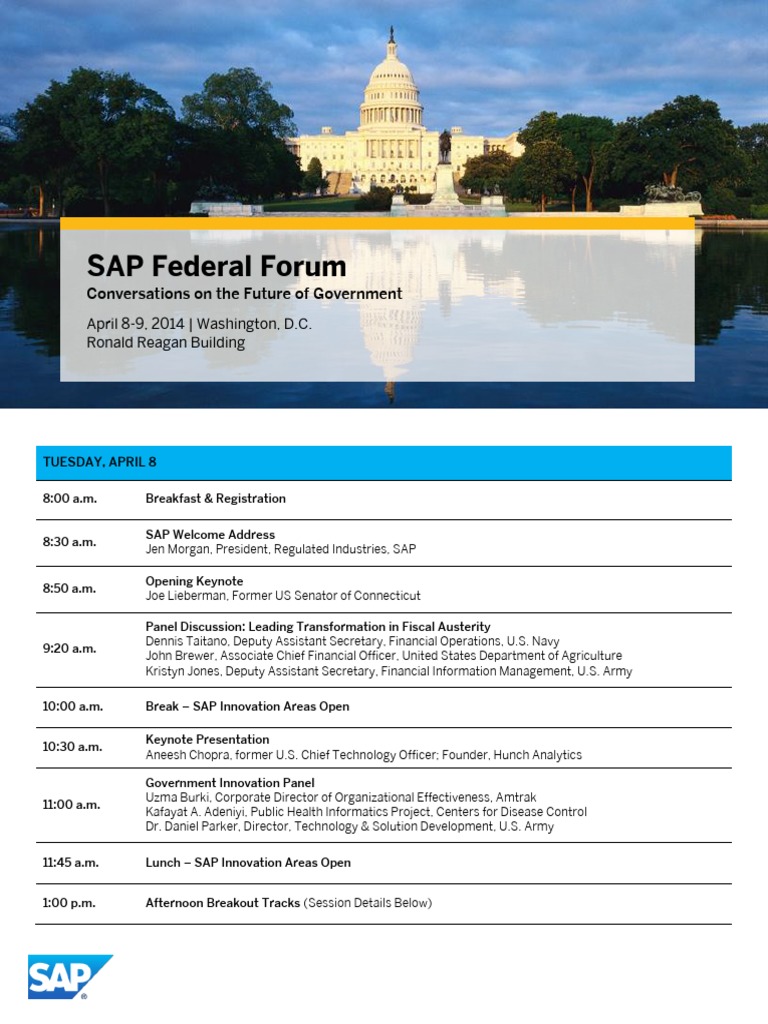 SAP Federal Forum: GovTech Insights | PDF
