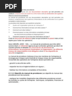 Élaboration d'un Manuel de Procédures | PDF | Contrôle interne