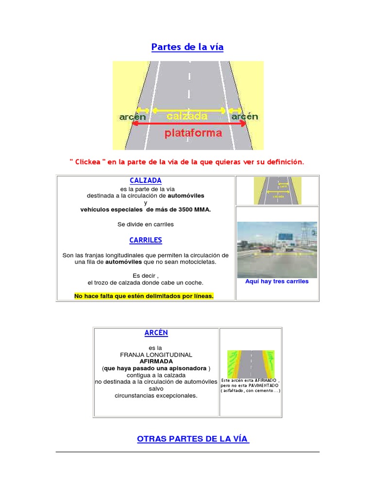 Partes de La Vía | PDF | Calle | Peatonal