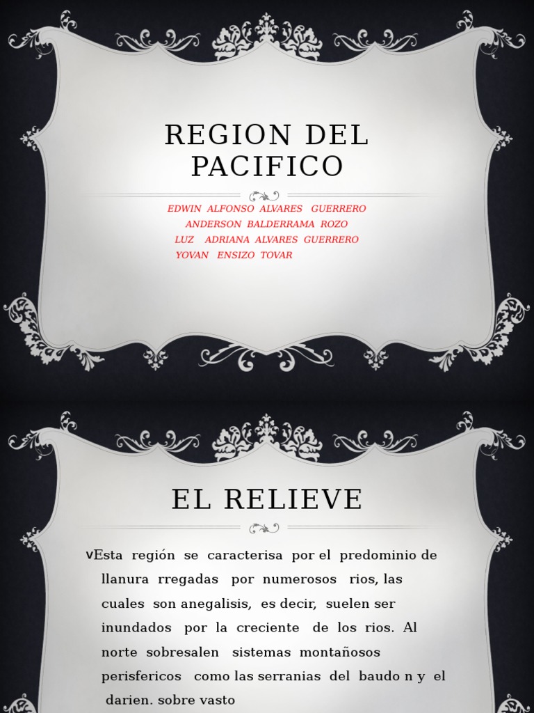Region Del Pacifico | PDF | Geografía | Geografía Física