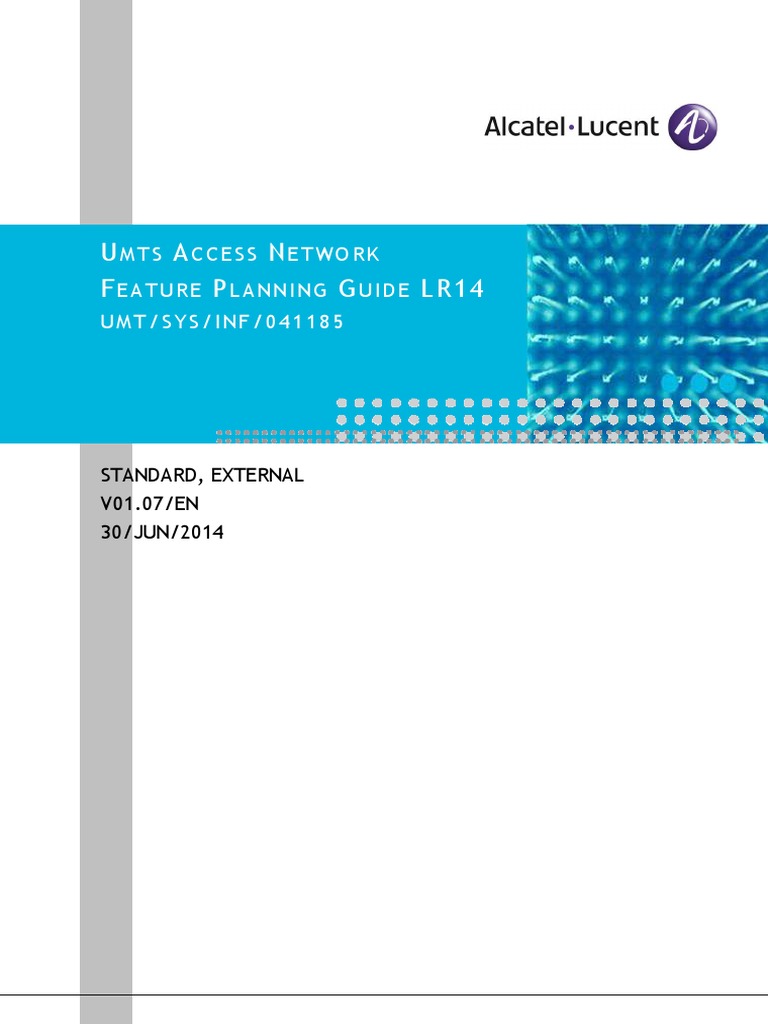 LR14W - V1 - UMTS Access Network - Feature Planning Guide LR14 | PDF | High Speed Packet Access ...